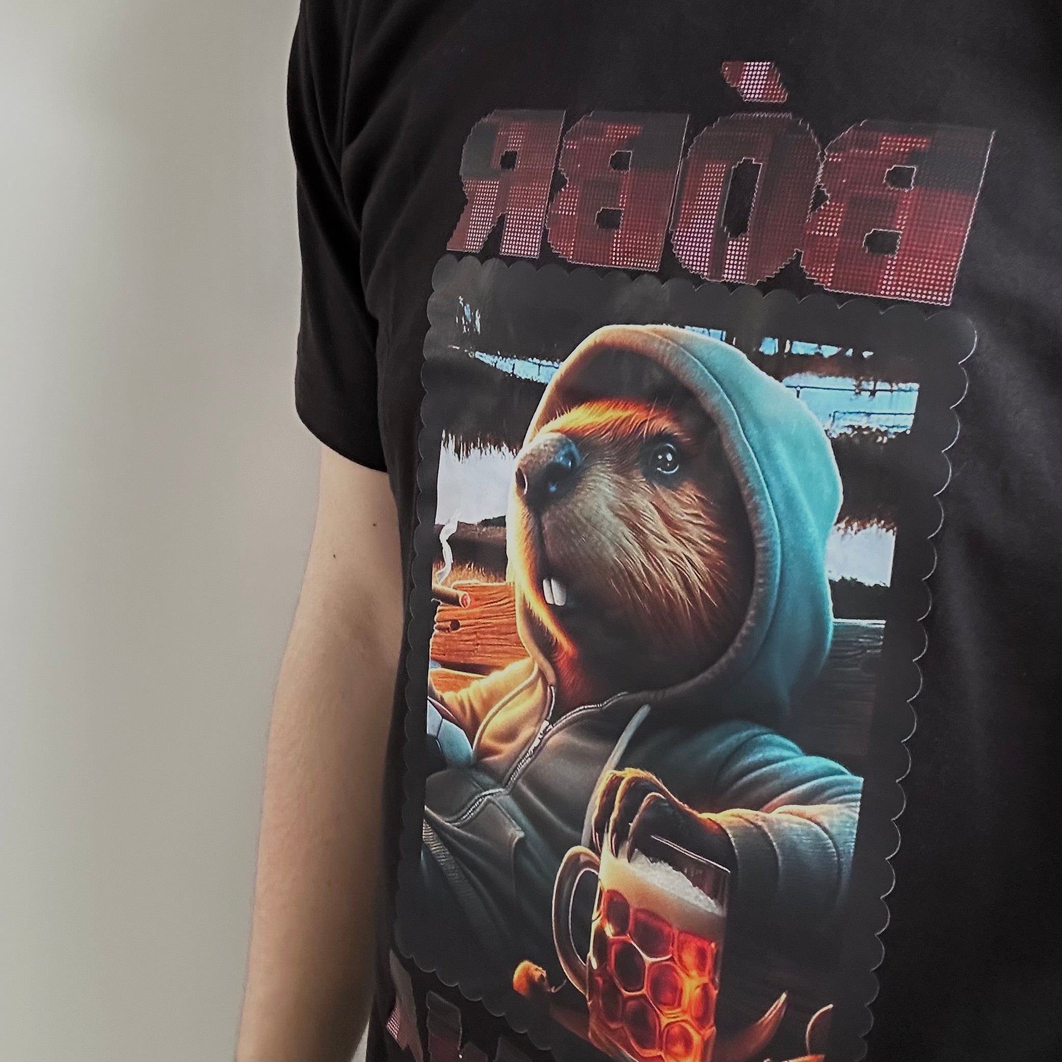 Beer Bober T-Shirt - Black – PLNDSKI